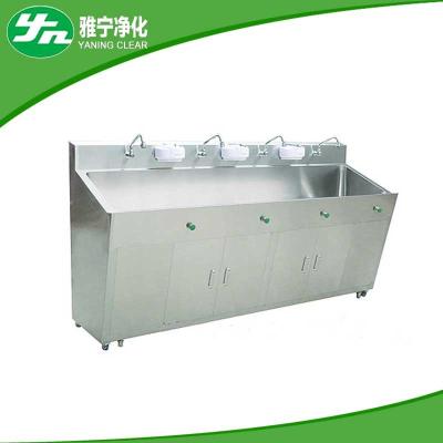 China Hospital Surgical Cleaning Disinfection Sink with Infrared Sensing Faucet - 2000W Heater, 40-80L Capacity, SUS304 Stainless Steel for sale