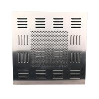 China Ceiling Mounted Clean Room Diffuser Air Supply Unit Box Gel Seal Hepa Filter Terminal Box for sale