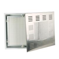 China Ceiling Mounted Clean Room Diffuser Air Supply Unit Box Gel Seal Hepa Filter Terminal Box for sale