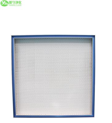 China H13 H14 Fiberglass HEPA Air Filters 1200m³/H for FFU Modules with Gel Seal Technology for sale