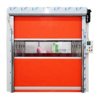 China PVC Fast Rolling Shutter Door 2100x1850mm Clean Room Air Shower Pass Thru Box for sale