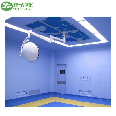 China Pharmacy Clean Room Modular HEPA Laminar Air Flow Ceiling ISO 5 0.25-0.60m/s for sale