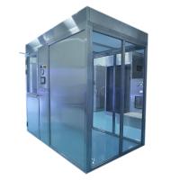 China YANING Modular Clean Room Clean Booth Stainless Steel Pass-Thru Chamber 1500x2000mm HEPA H14 for sale