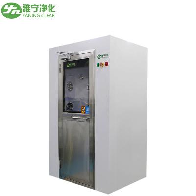 China Customized 1100W Cleanroom Air Shower 201 Stainless Steel Powder Coating for sale