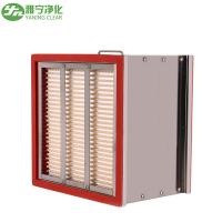 China High Capacity High Temperature Resistant Deep Pleated Hepa Filter 2500m³/h Air Volume for sale