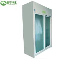 China Powder Coating Steel Laminar Air Flow Cleanroom Wardrobe Cabinet - Class 100, 0.45m/s Air Velocity, 220V/50Hz for sale