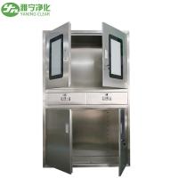 China Stainless Steel Medical Instrument Drug Cabinet with Lock 3 Part Design for Hospital Clinic for sale