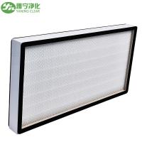 China Mini Deep Pleated Stainless Steel Hepa Filter H13 H14 High Efficiency Particulate for sale