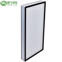 China Deep Pleated HEPA Filter H13 H14 Stainless Steel Frame Aluminum Separator for sale