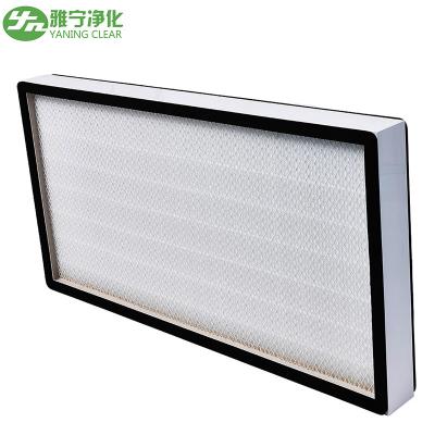 China YANING Laminar Flow Hood HEPA Filter H14 99.995% Efficiency 0.3micron for Cleanroom Applications for sale