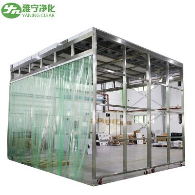 China ISO 14644-1 Prefabricated Freestanding Clean Booth for sale