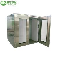 China Double Manual Door Clean Room Pass Through Box Passbox With Mechanical Interlock for sale