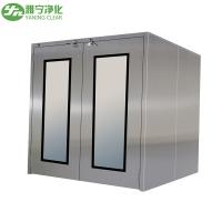 China Double Manual Door Clean Room Pass Through Box Passbox With Mechanical Interlock for sale