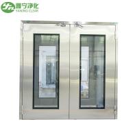 China Double Manual Door Clean Room Pass Through Box Passbox With Mechanical Interlock for sale
