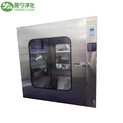 China Static Cleanroom Pass Through Chambers Fingerprint Unlock With UV Sterilization System for sale
