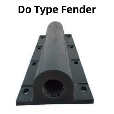 China Wing  DO Type Rubber Fender with Pre-built-in Steel Plate Mount  and Double Bolt Fixation for Framework Quay for sale