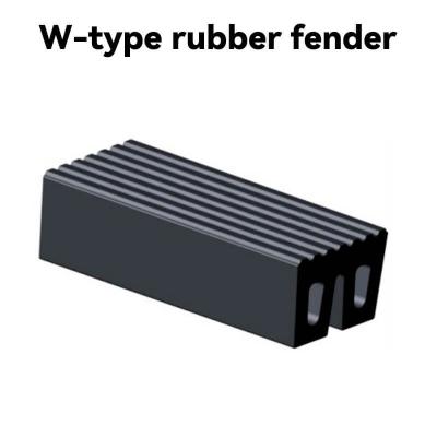 China W-Type Rubber Fender with Low Reaction Force, High Energy Absorption, and Easy Mounting for Marine Vessels for sale