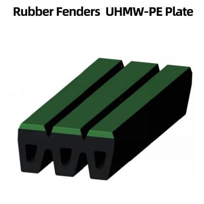 China Rubber fender with UHMW-PE plate for yachts offering medium energy absorption and high abrasion resistance for sale