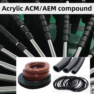 China ACM/AEM rubber seal and oil seal with low pressure change, non-sticky edges, and smooth extrusion for extruded hoses for sale