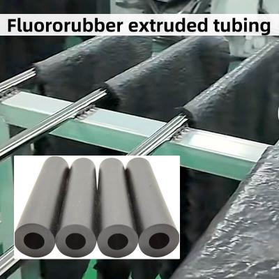 China Fluororubber Extrusion Tubing with 66% Fluorine Content for Excellent Adhesion to ECO/AEM/NBR and Good Fuel Permeation Resistance for sale