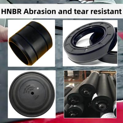 China High Tear Resistance and High Abrasion Resistance HNBR Compound for Low Pressure Deformation in Automotive Seals for sale