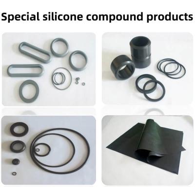 China Radiation-Resistant Phenylene Silicone Rubber Compound with High-Temperature Ablation Resistance up to 350C for Seals and Gaskets for sale