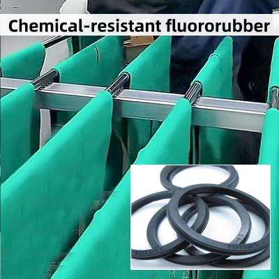 China Chemical-resistant Fluororubber Seal with 70.5% Fluorine Content for Long Service Life in Oil and Valve Applications for sale