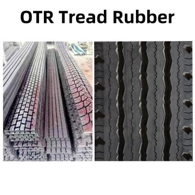 China 12R22.5 Precured Tread with 13.5mm Tread Depth for Radial Only Retreaded Tire Tread Compound for sale