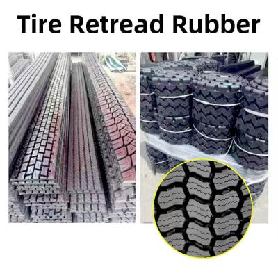 China Precured Tread Rubber Strips for Tire Retreading with Mud and Snow Traction, Multiple Sizes Available, and Durable Tread Depth for sale