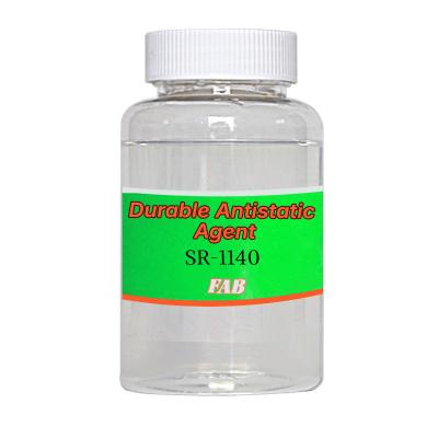 China Durable Antistatic Agent SR-1140 for Polyester Cotton and Viscose Fabric with Durable Hydrophilic Low Yellowing and High Temperature Resistance for sale