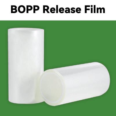 China BOPP Silicone Release Film with Stable Release Force, Easy Cutting, and Good Temperature Resistance for Double-Sided Adhesives for sale
