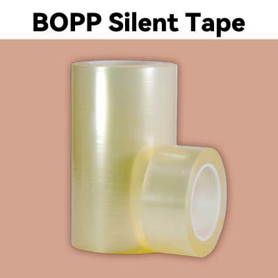 China BOPP Film Silent Tape with High Peel Strength and Initial Tack for Packaging and Sealing for sale