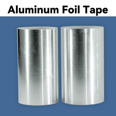China Moisture-proof Aluminum Foil Tape with Good Thermal Conductivity for Pipe Corrosion Protection and Sealing for sale