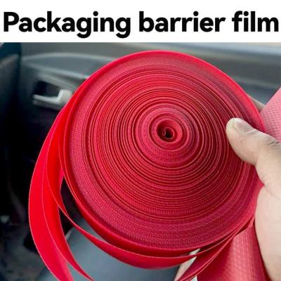 China Red PE Packaging Film - High-tack, Stretchable, and Waterproof for Industrial and Logistics Use for sale