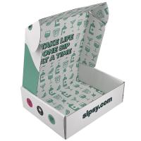 China Cosmetic Paper Mailer Box Eco Friendly Corrugated Cardboard Box For Shipping for sale