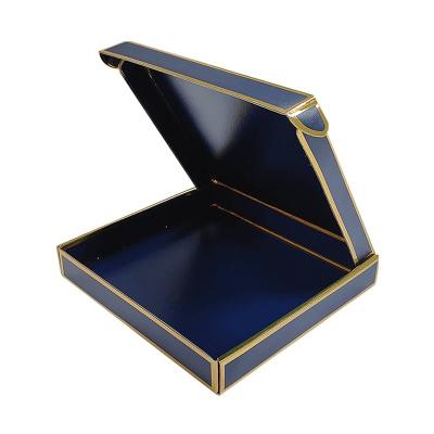 China Matte Surface Finish Custom Logo Printed Flat pack Corrugated Die Cut Folding Kraft Box for sale