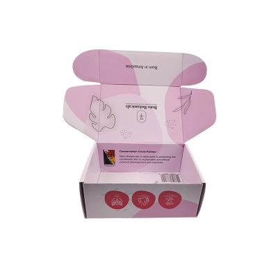 China Customized Corrugated Material Paper Gift Box for Large Quantity Shipping and Mailing for sale