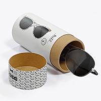 China Matt / Glossy Laminated Tube Packaging Box For Luxuriant Glasses Sunglasses Packaging for sale