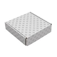 China White E Flute Carton Box Corrugated Cardboard Kraft Mailer Boxes For Clothing Packaging for sale