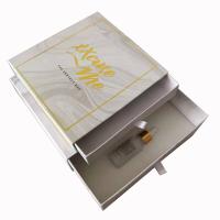 China Slide Drawer Spray Dropper Bottle Packaging Box Cosmetic Gift Set Packaging Box for sale