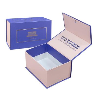China Corrugated Board Custom Magnetic Flap Lids Baseball Cap Box for Luxury Packaging for sale