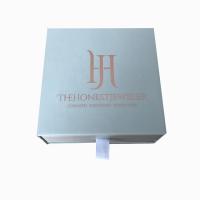 China Custom Paper Jewelry Drawer Packaging Box Recycled With Magnet Closure for sale