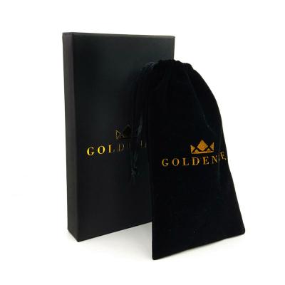 China Varnish Surface Finish Drawer Packaging Box For Black Ring Necklace Bracelet for sale