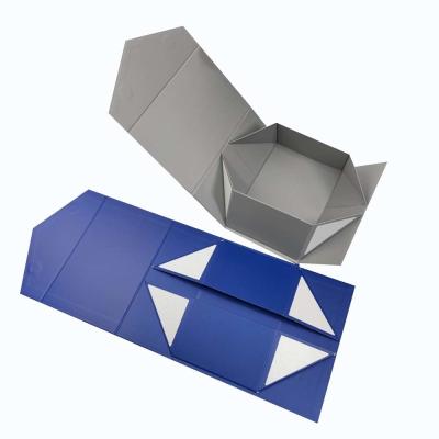 China Luxury Cardboard Rigid Collapsible Box Folding Magnetic Paper Box For Gift Packaging for sale