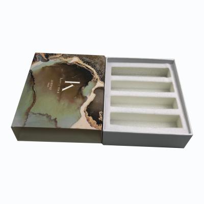 China Industrial Craft Sliding Drawer Gift Boxes Paper Lipstick Lip Balm Packaging Boxes for sale