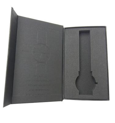 China Jewelry Watch Eyewear Packaging Paper Box With Magnetic Closure And EVA Insert for sale