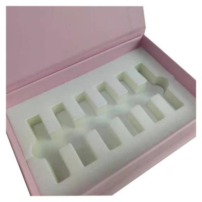 China Embossing Printing Rigid Cardboard Boxes Pink Luxury Perfume Box Packaging for sale