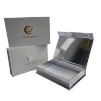 China Paperboard Ivory White Silver Pearl Magnetic Gift Box with Logo Custom Packaging Print for sale