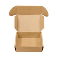 China Custom Logo Printed Eco Friendly Delivery Brown Kraft Paper Carton Mailer Shipping Mailing Box for sale