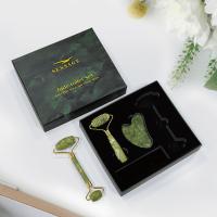 China Customized Logo Premium Green Cardboard Lid Top Cover And Bottom Luxury Cosmetic Packaging Gift Box for sale